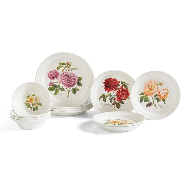 Botanic Roses - 12 Piece Dinner Set - NEW DESIGN – HOUSE OF PORTMEIRION