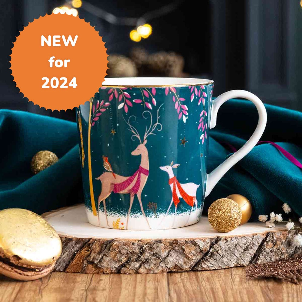 Sara Miller - Woodland Tales - Mug - Deer & Robin – HOUSE OF PORTMEIRION