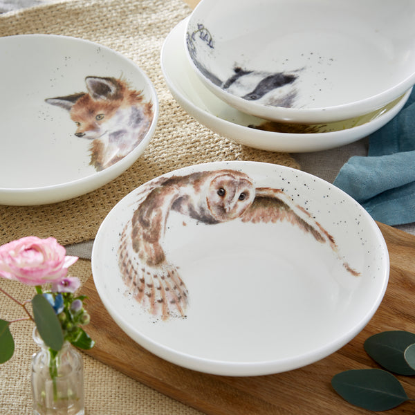 Wrendale - Set of 4 Pasta Bowls - 22cm / 8.6" - Set B – HOUSE OF ...